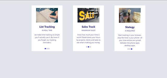 Bootstrap 4 Our Services Section With Hover Effect Example